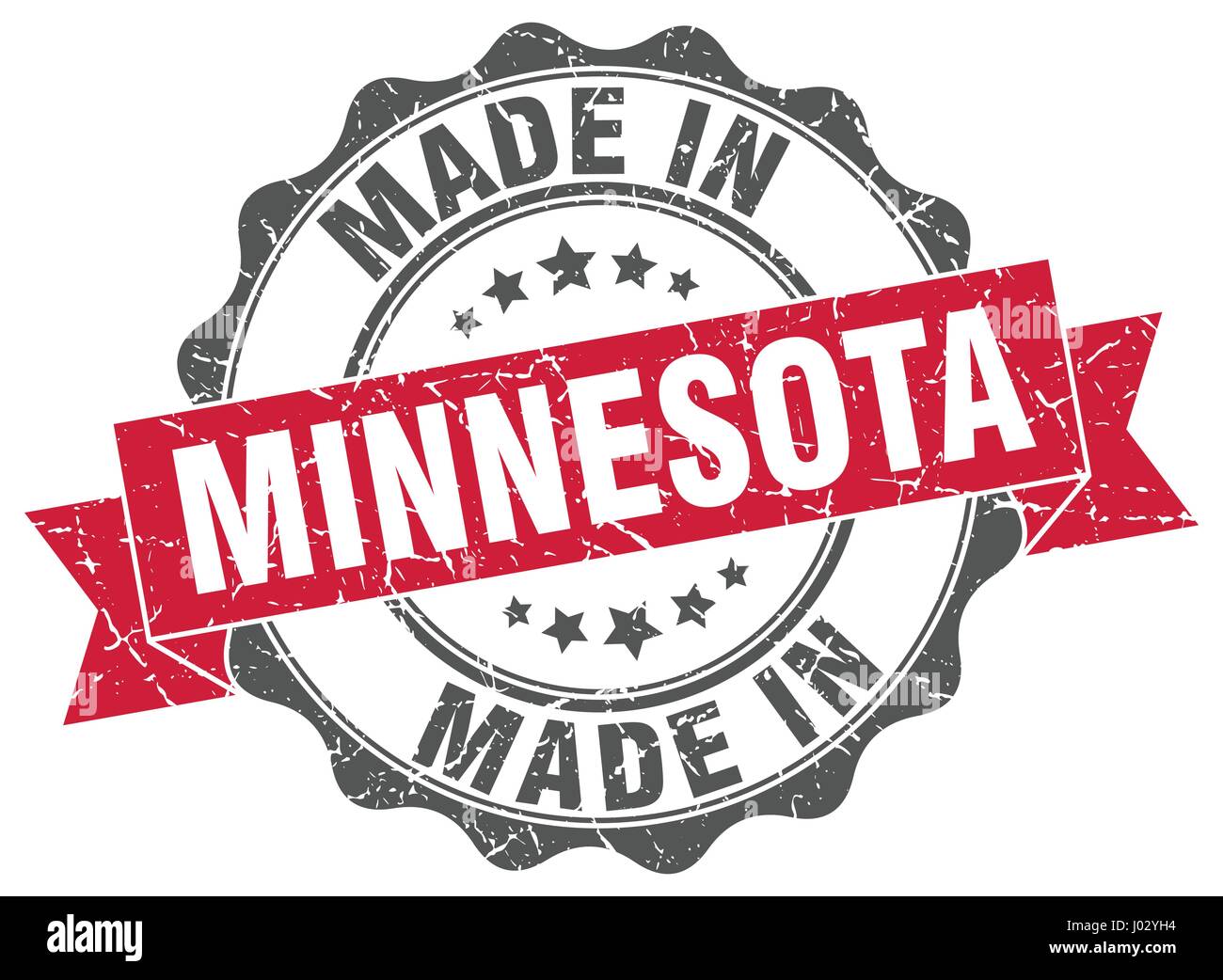 made in Minnesota round seal Stock Vector Image & Art - Alamy