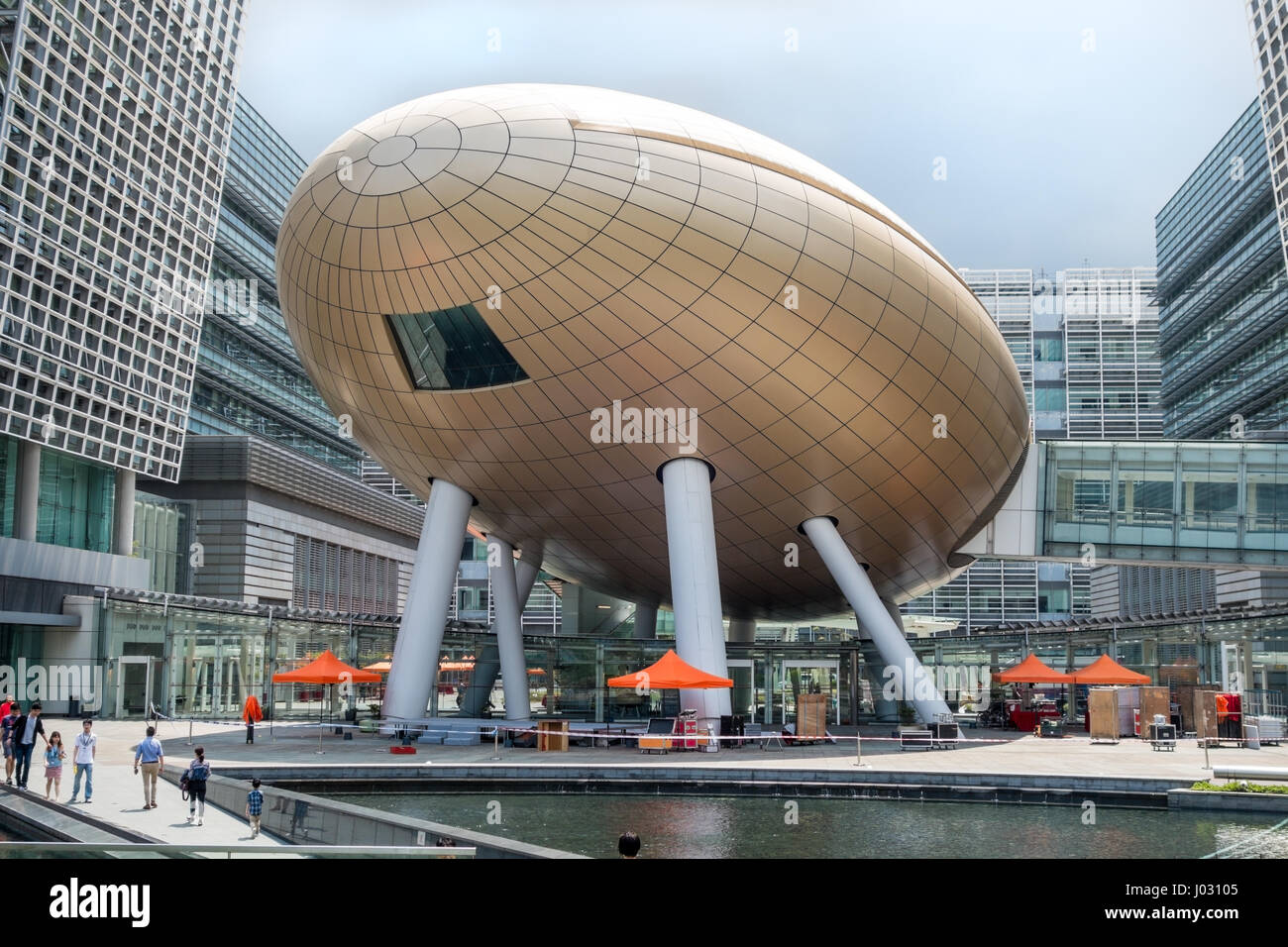 Architecture Charles K Kao Auditorium at Hong Kong Science Park Stock ...