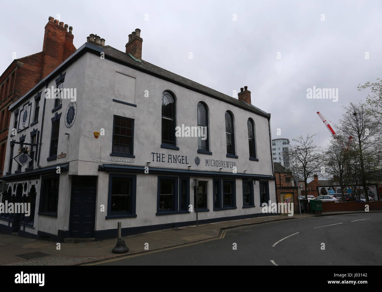 The Angel microbrewery Nottingham UK April 2017 Stock Photo - Alamy