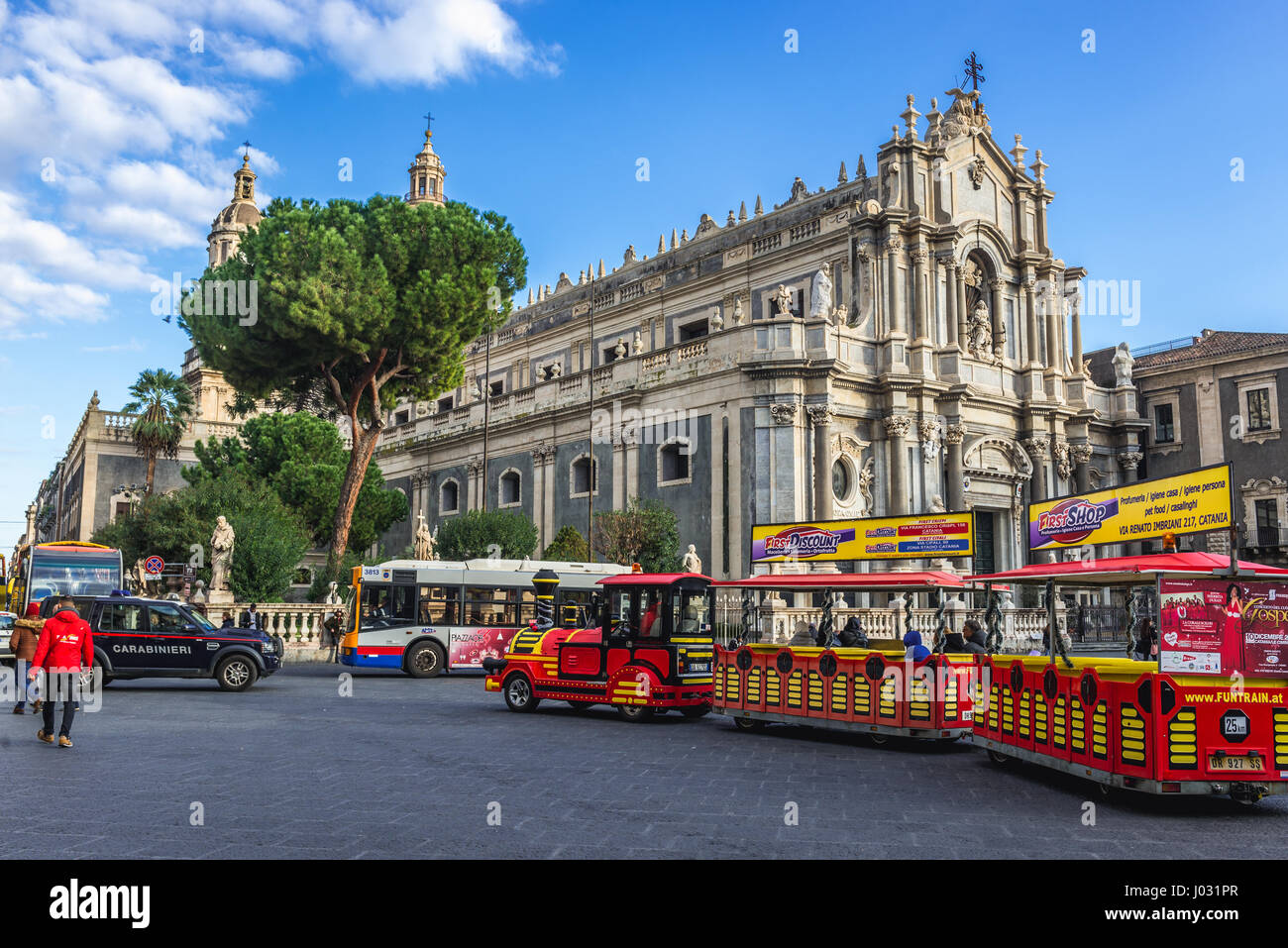 Catania tourist train hi-res stock photography and images - Alamy