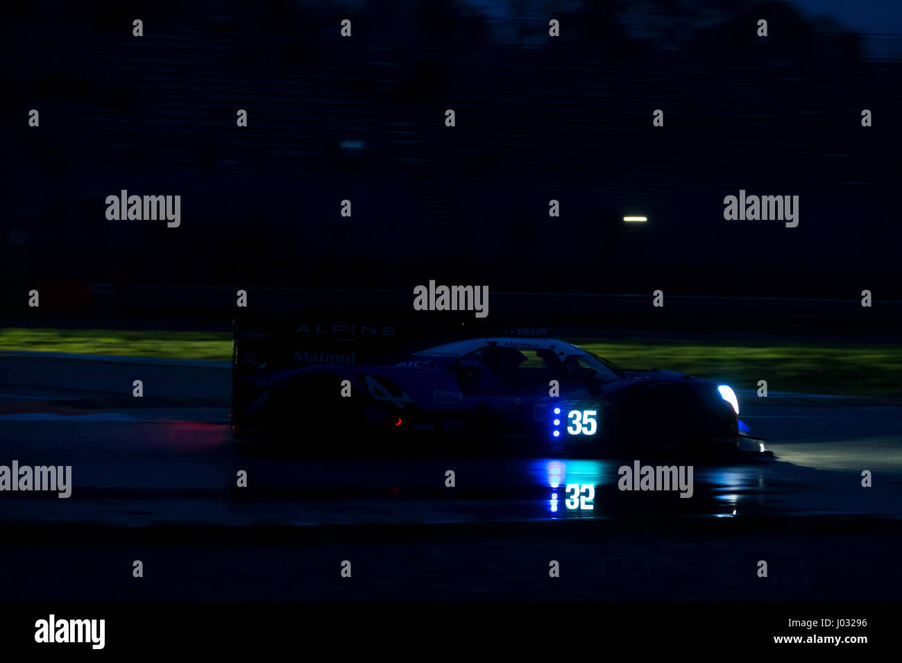 Monza, Italy - April 01, 2017: Alpine A470 - Gibson of Signatech Alpine ...