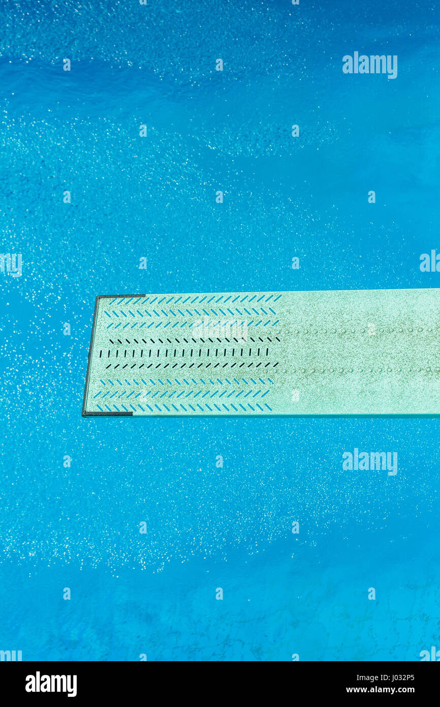Diving board pool overhead hi-res stock photography and images - Alamy