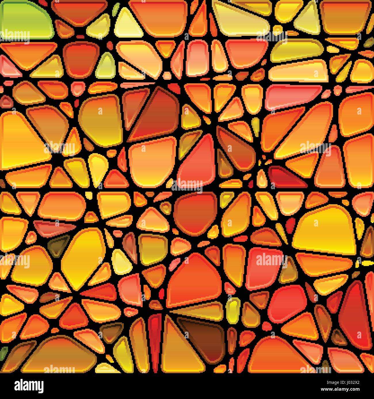 abstract vector stained-glass mosaic background Stock Vector Image ...