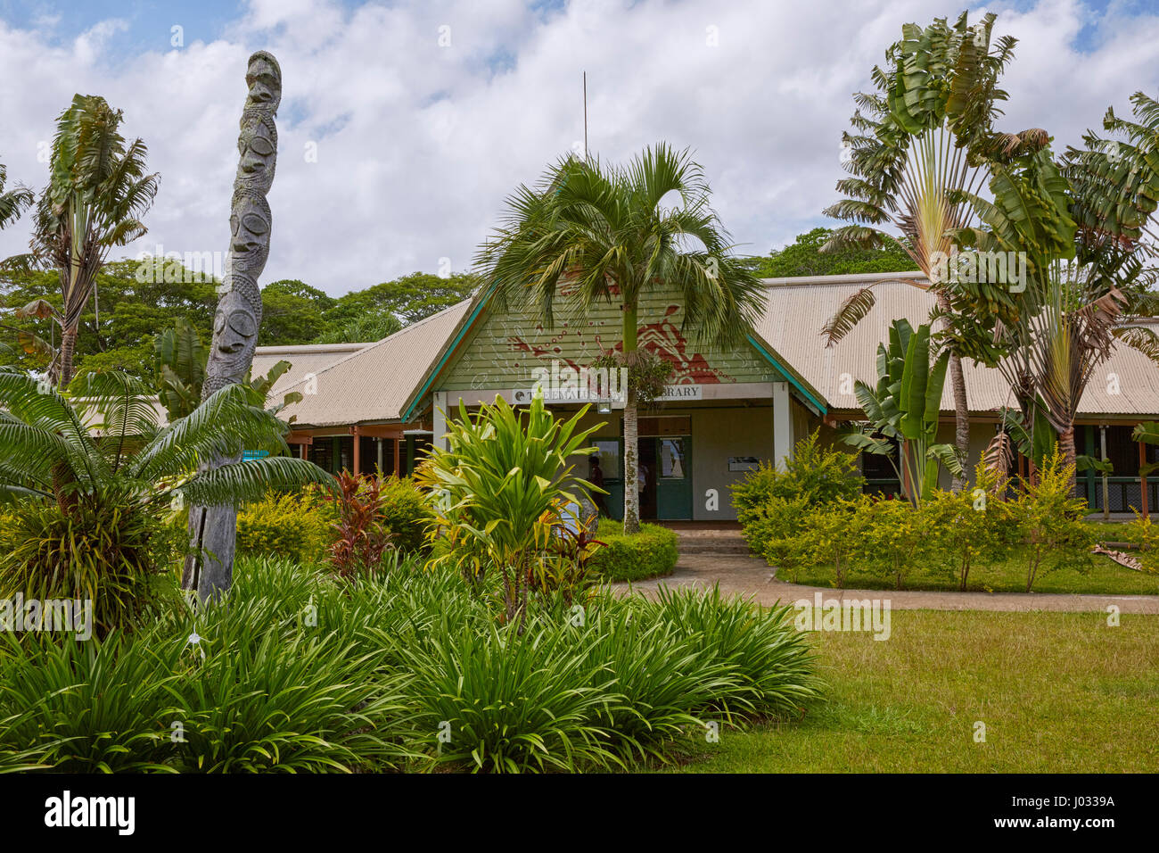 Library building at the University of South Pacific, Emalus Campus ...