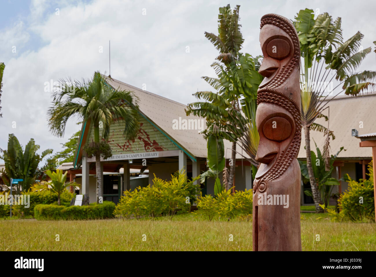 Library building at the University of South Pacific, Emalus Campus ...