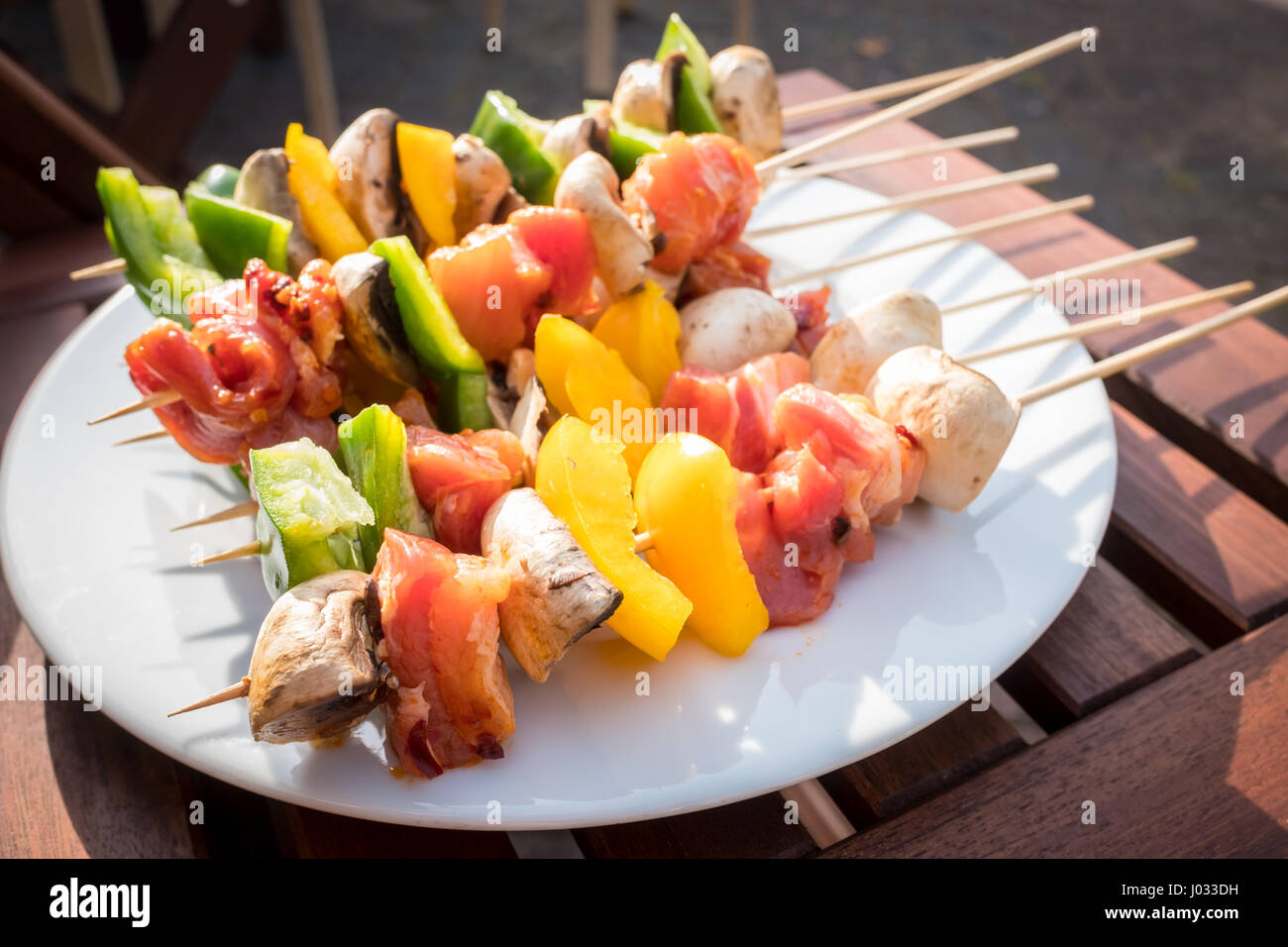 Sunny bbq table hi-res stock photography and images - Alamy
