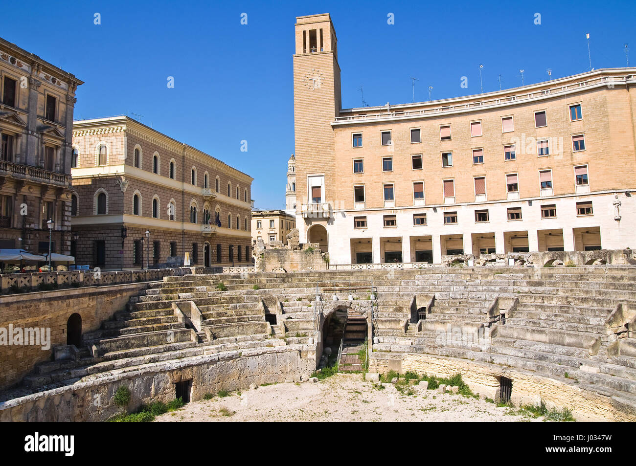 Amphitheatre. Lecce. Puglia. Italy Stock Photo - Alamy