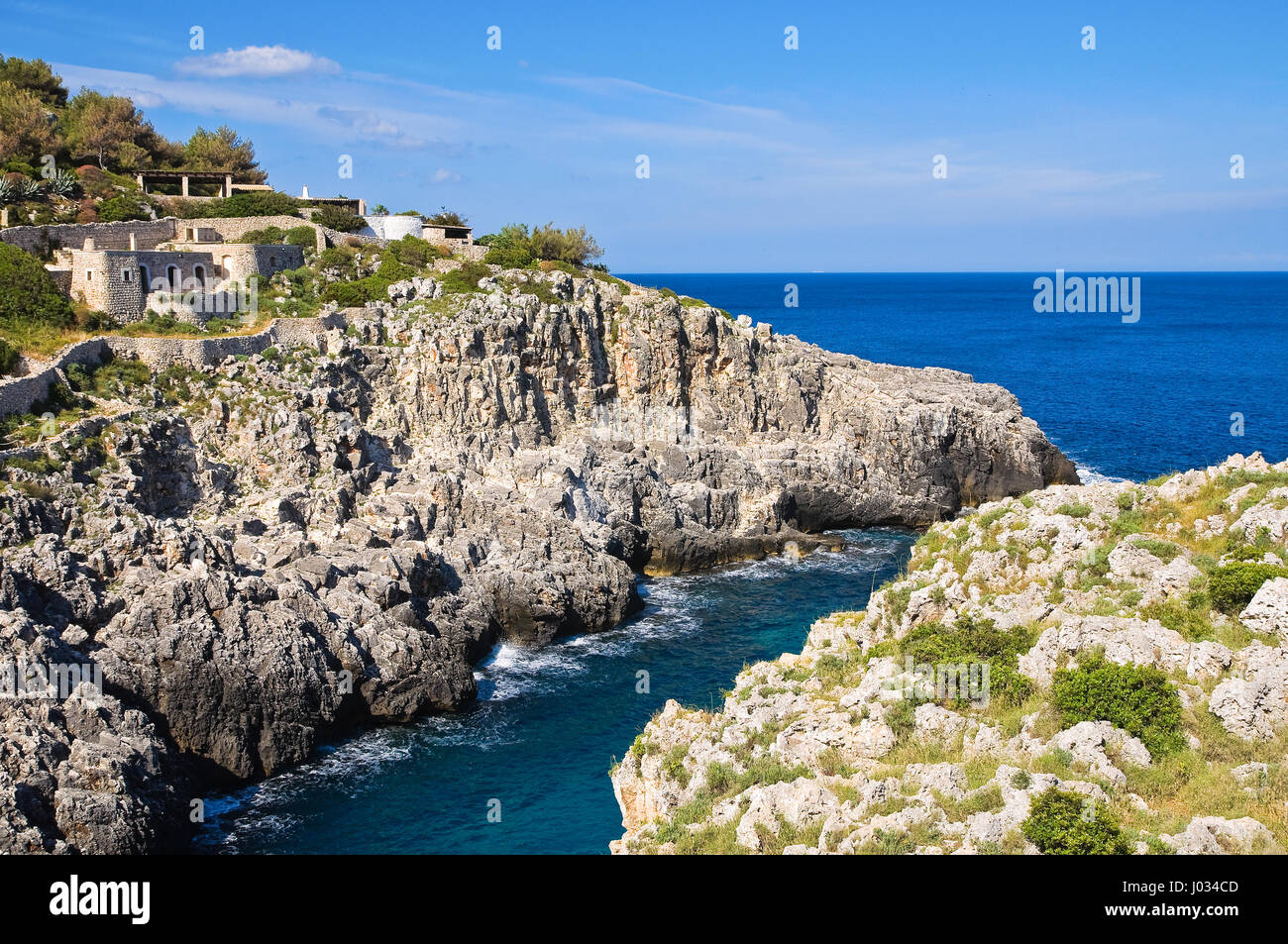 Ciolo bridge. Santa Maria di Leuca. Puglia. Italy Stock Photo - Alamy
