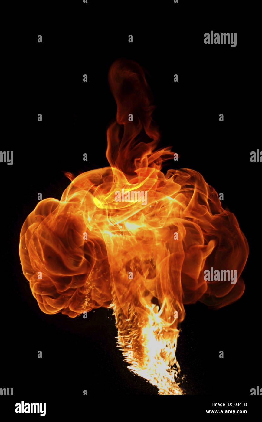 Blaze of Fire Stock Photo - Alamy