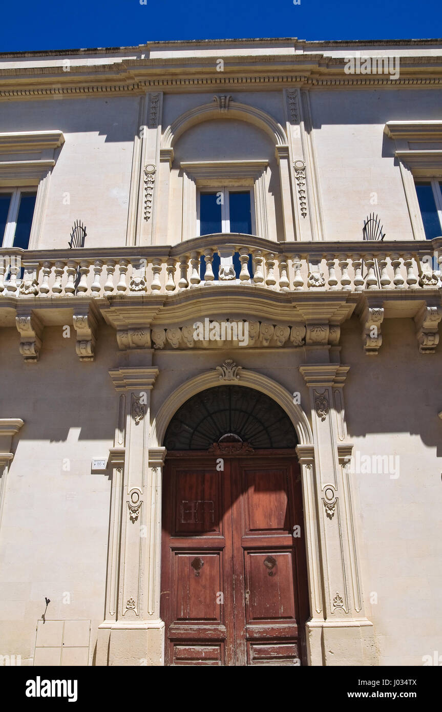 Historical palace. Maglie. Puglia. Italy Stock Photo - Alamy