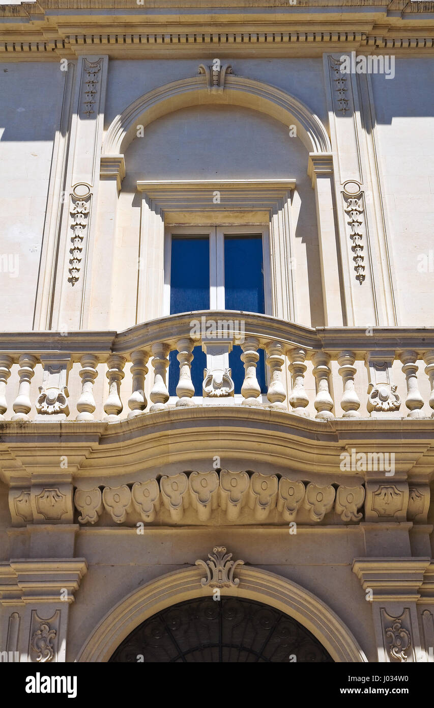 Historical palace. Maglie. Puglia. Italy Stock Photo - Alamy