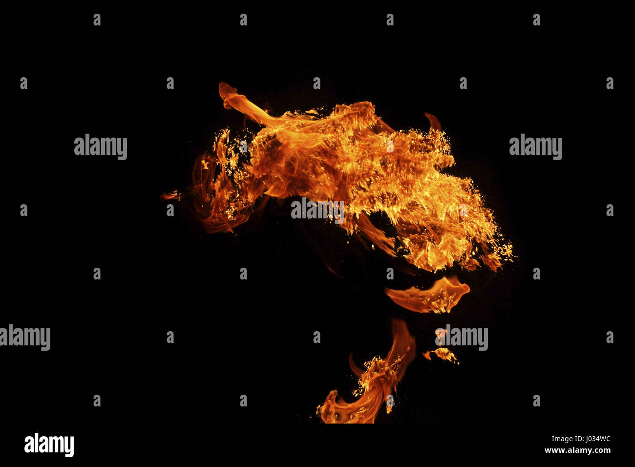 Blaze of Fire Stock Photo - Alamy