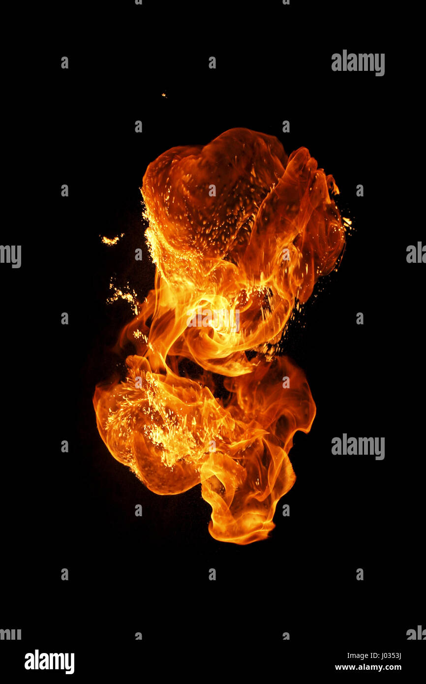 Blaze of Fire Stock Photo - Alamy