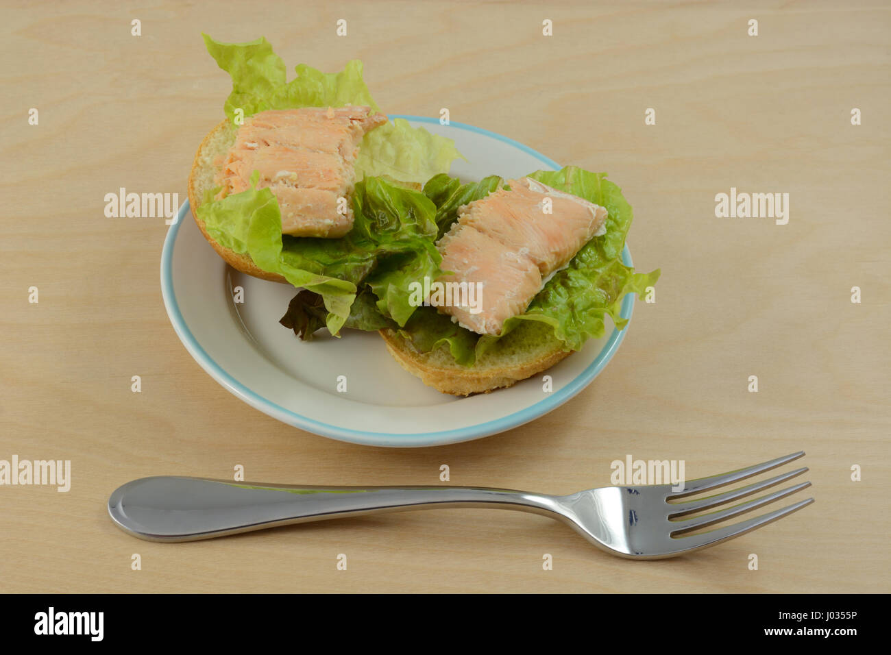 Open faced sandwich table bread hi-res stock photography and images - Alamy