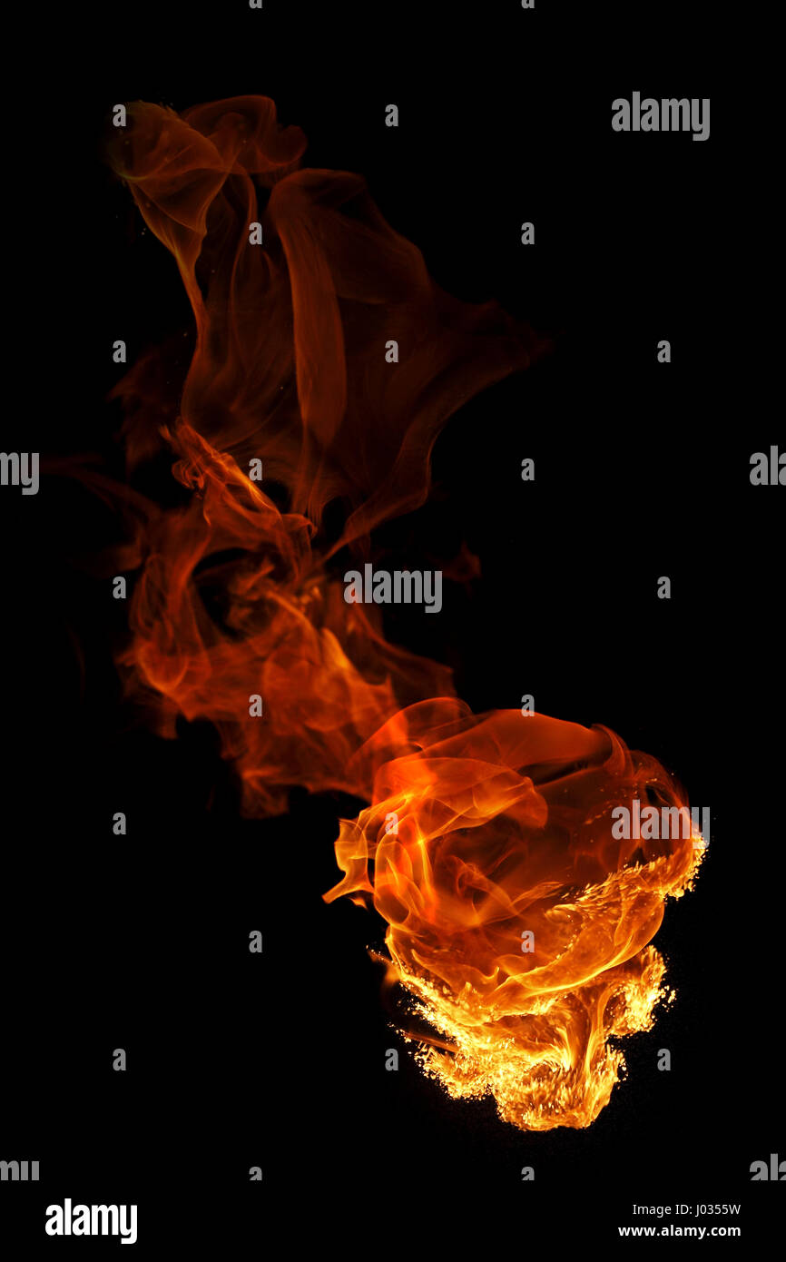 Blaze of Fire Stock Photo - Alamy