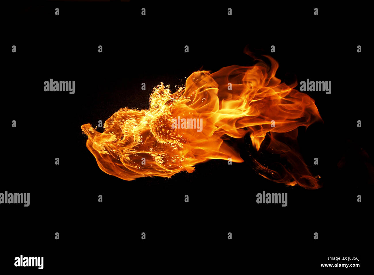 Blaze of Fire Stock Photo - Alamy