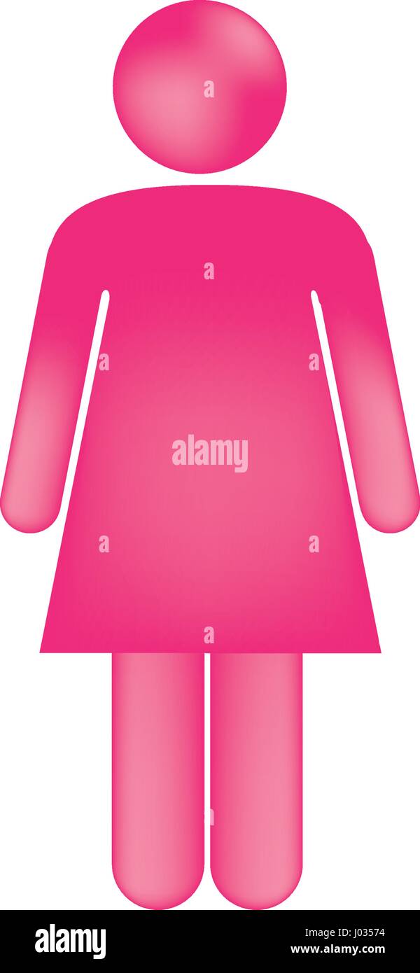 3D colorful pictogram woman design Stock Vector Image & Art - Alamy