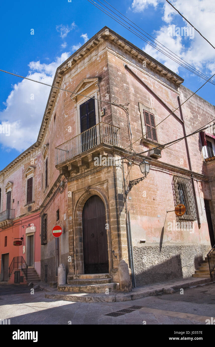 Historical Palace. Manduria. Puglia. Italy Stock Photo - Alamy