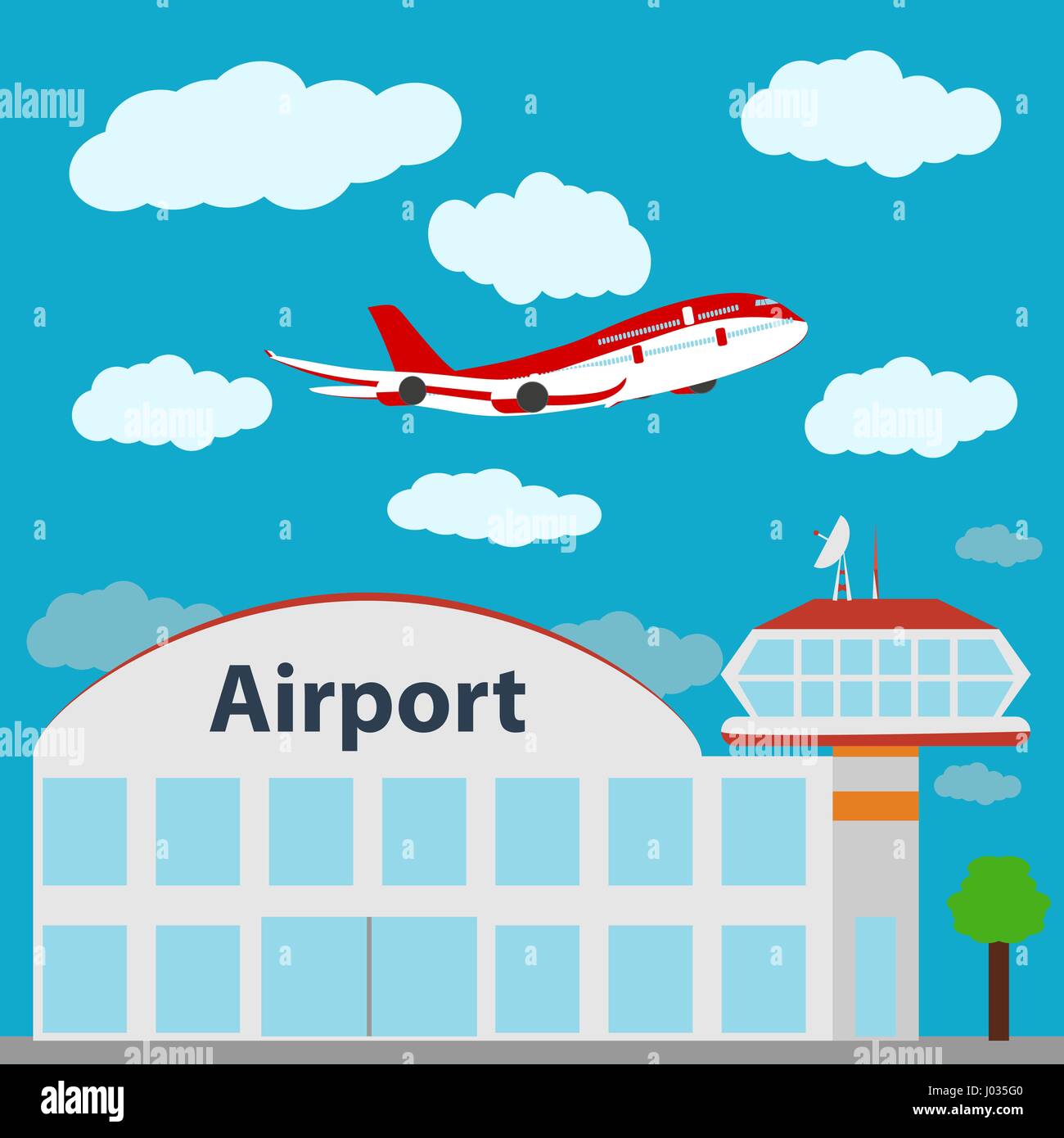 Airport icon, vector illustration Stock Vector Image & Art - Alamy
