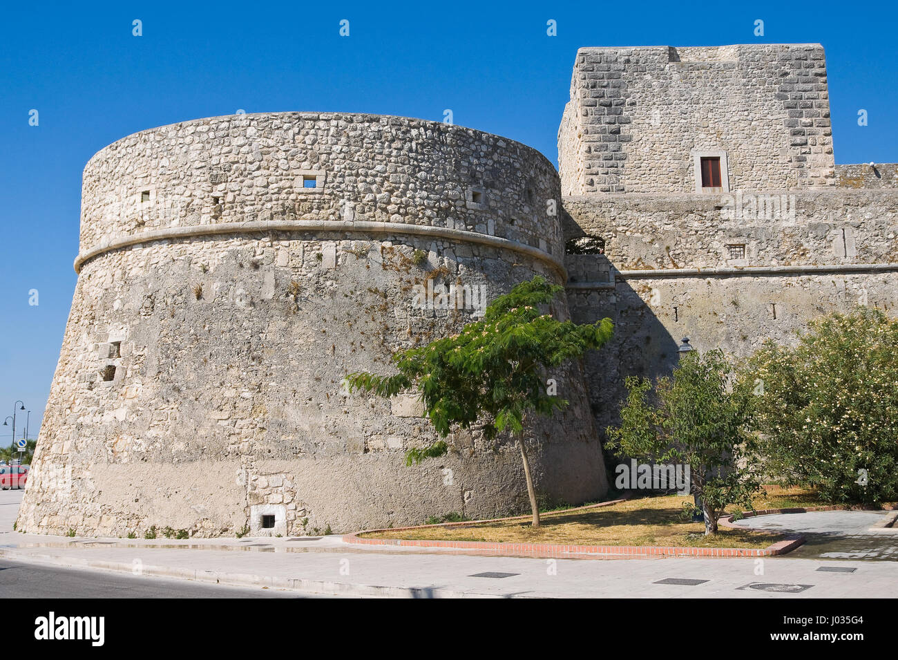 Angevine-Swabian Castle. Manfredonia. Puglia. Italy Stock Photo - Alamy