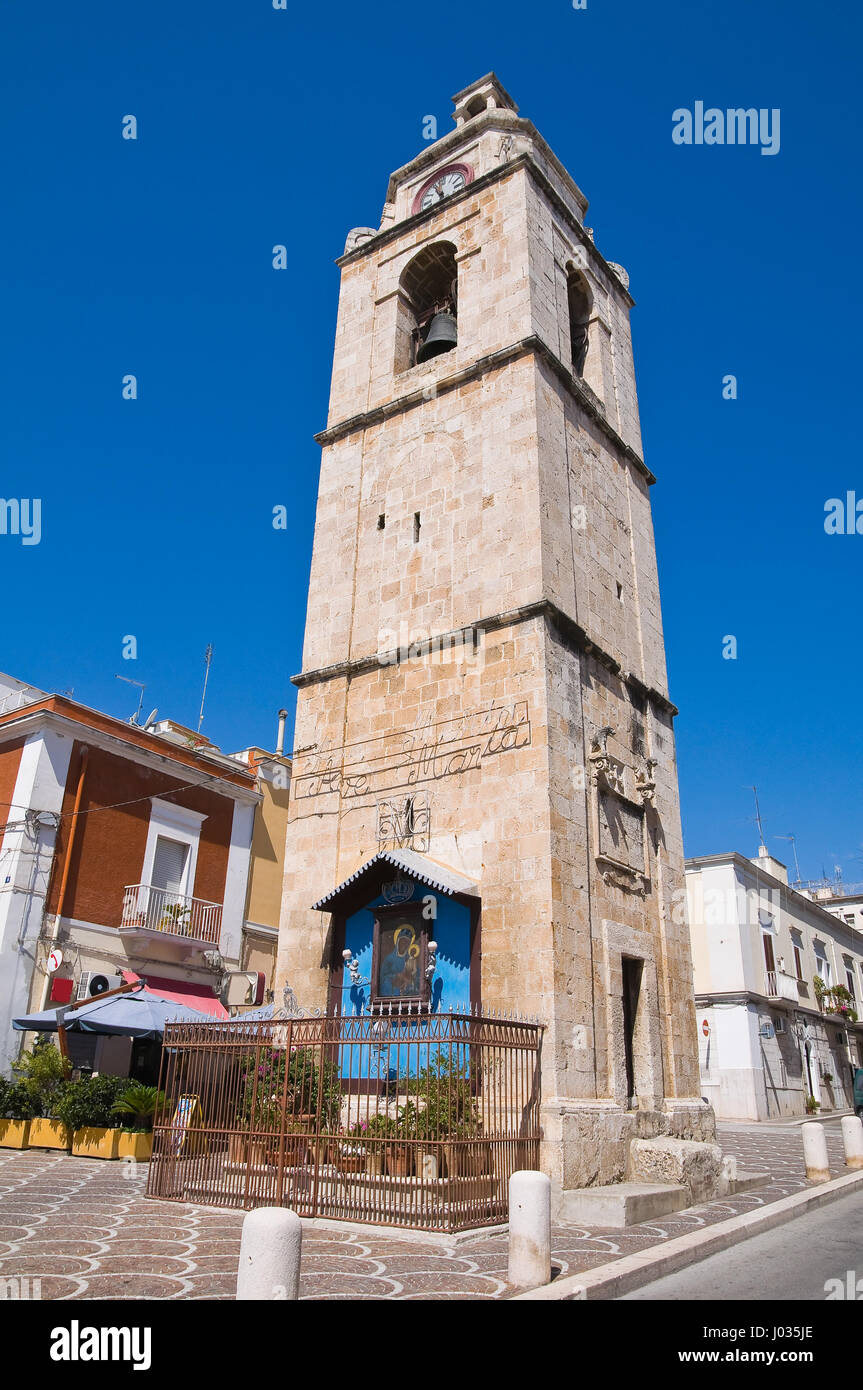 Clocktower. Manfredonia. Puglia. Italy Stock Photo - Alamy