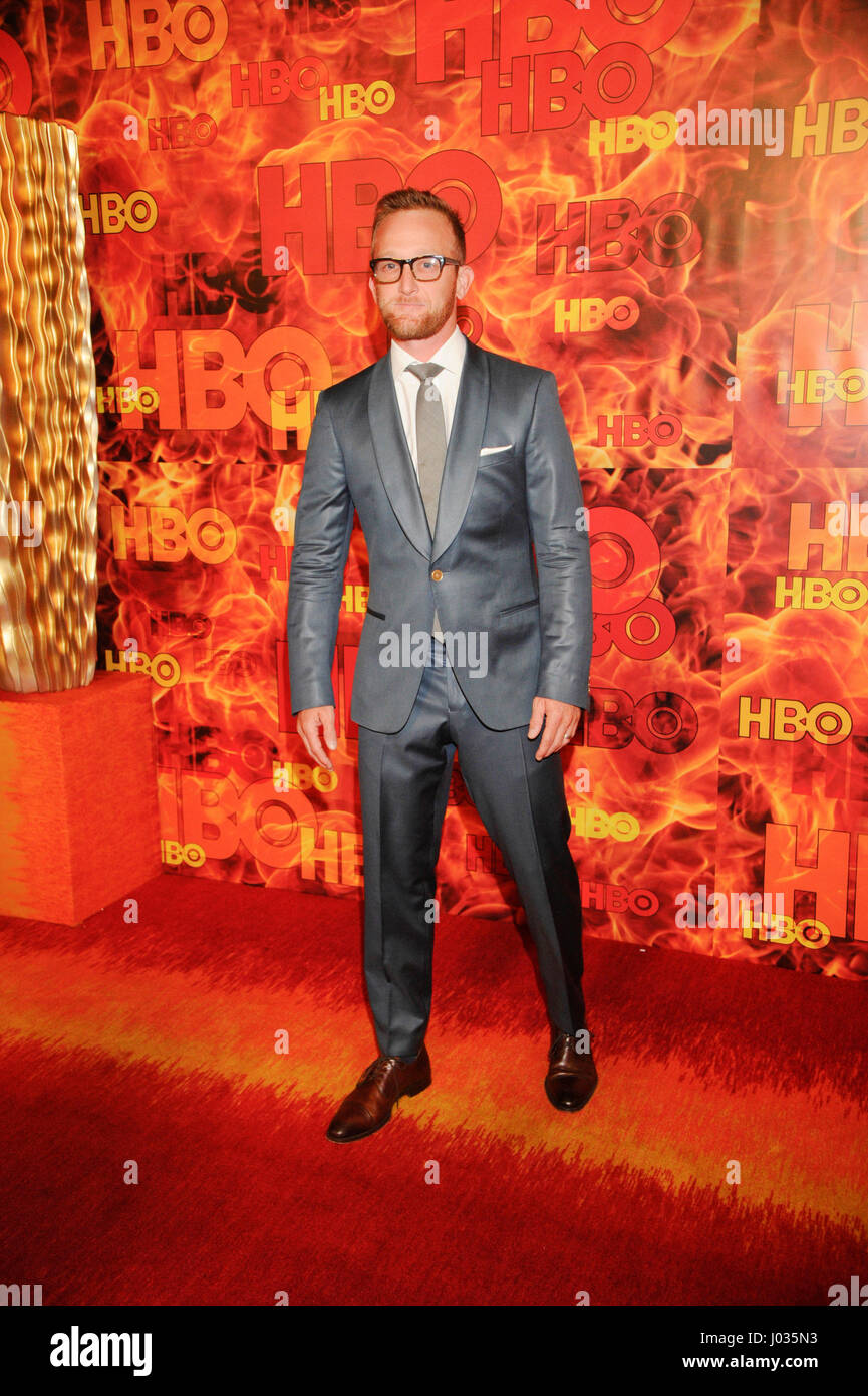 Eric Ladin attends HBO's 2015 Emmy After Party at the Pacific Design ...