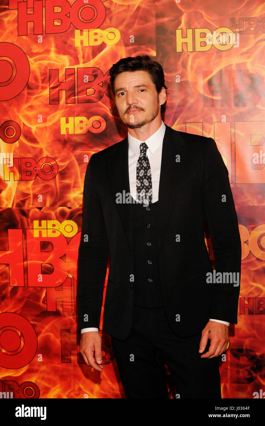 Pedro Pascal attends HBO's 2015 Emmy After Party at the Pacific Design ...