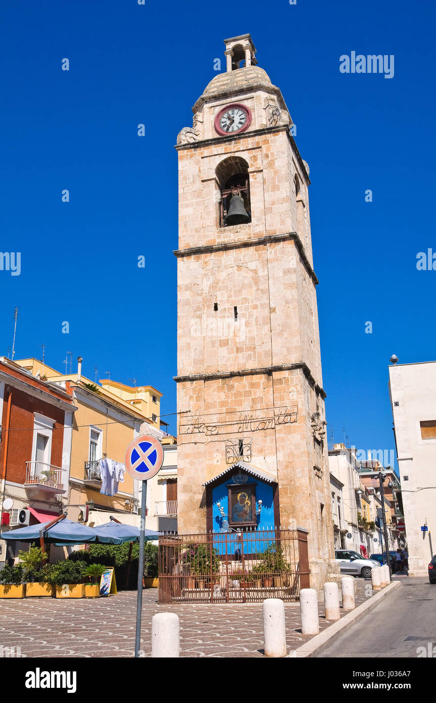 Clocktower. Manfredonia. Puglia. Italy Stock Photo - Alamy