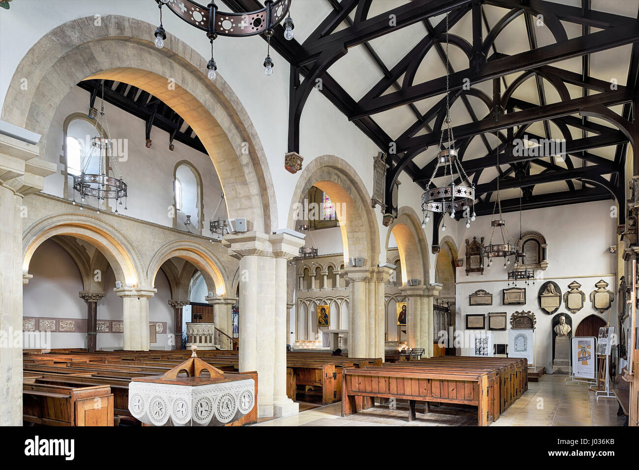 South Isle, St James Priory, Broardmead, Bristol Interior of the oldest ...