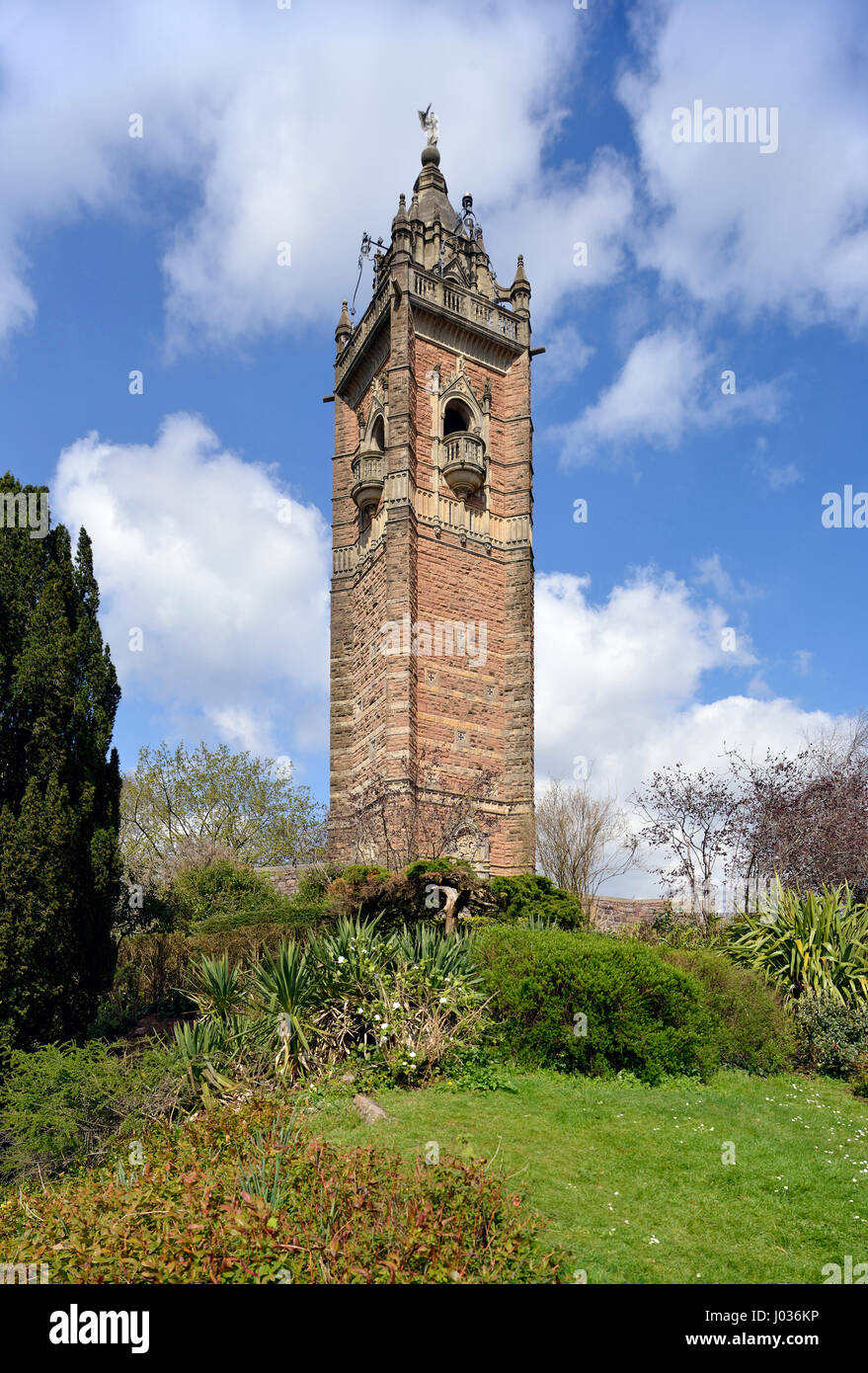 Cabot Tower, Brandon Hill, Bristol Built 1897 to commemorate the 400th ...