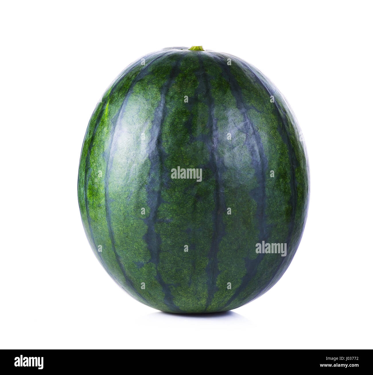 A Watermelon isolated on white background Stock Photo - Alamy