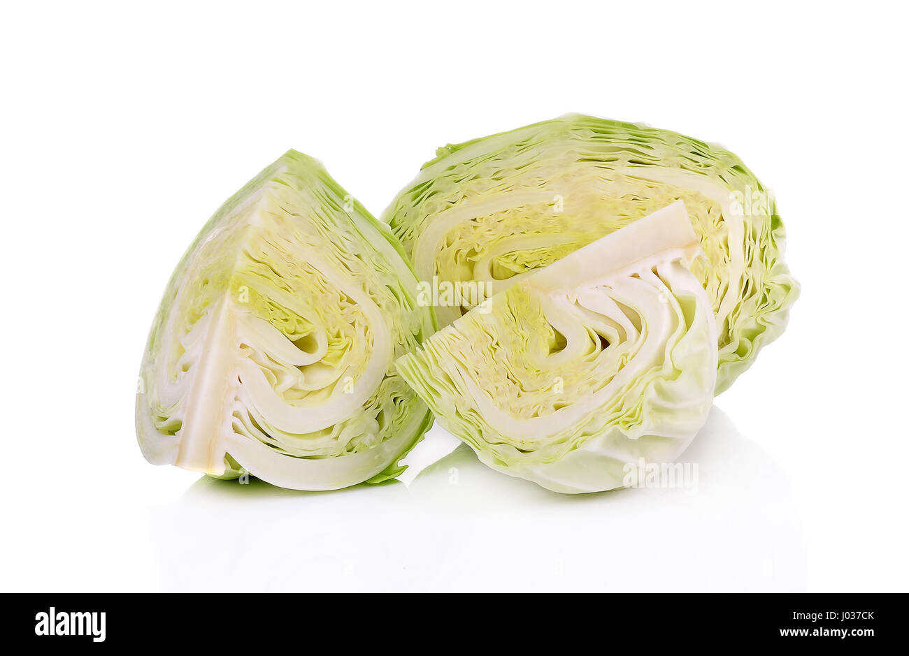 Cabbage isolated on white background Stock Photo - Alamy