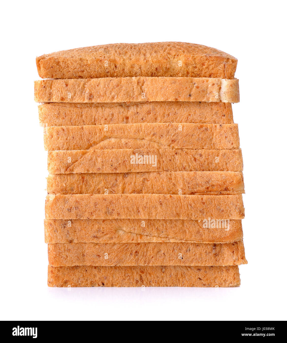 whole wheat Bread isolated on the white background Stock Photo - Alamy