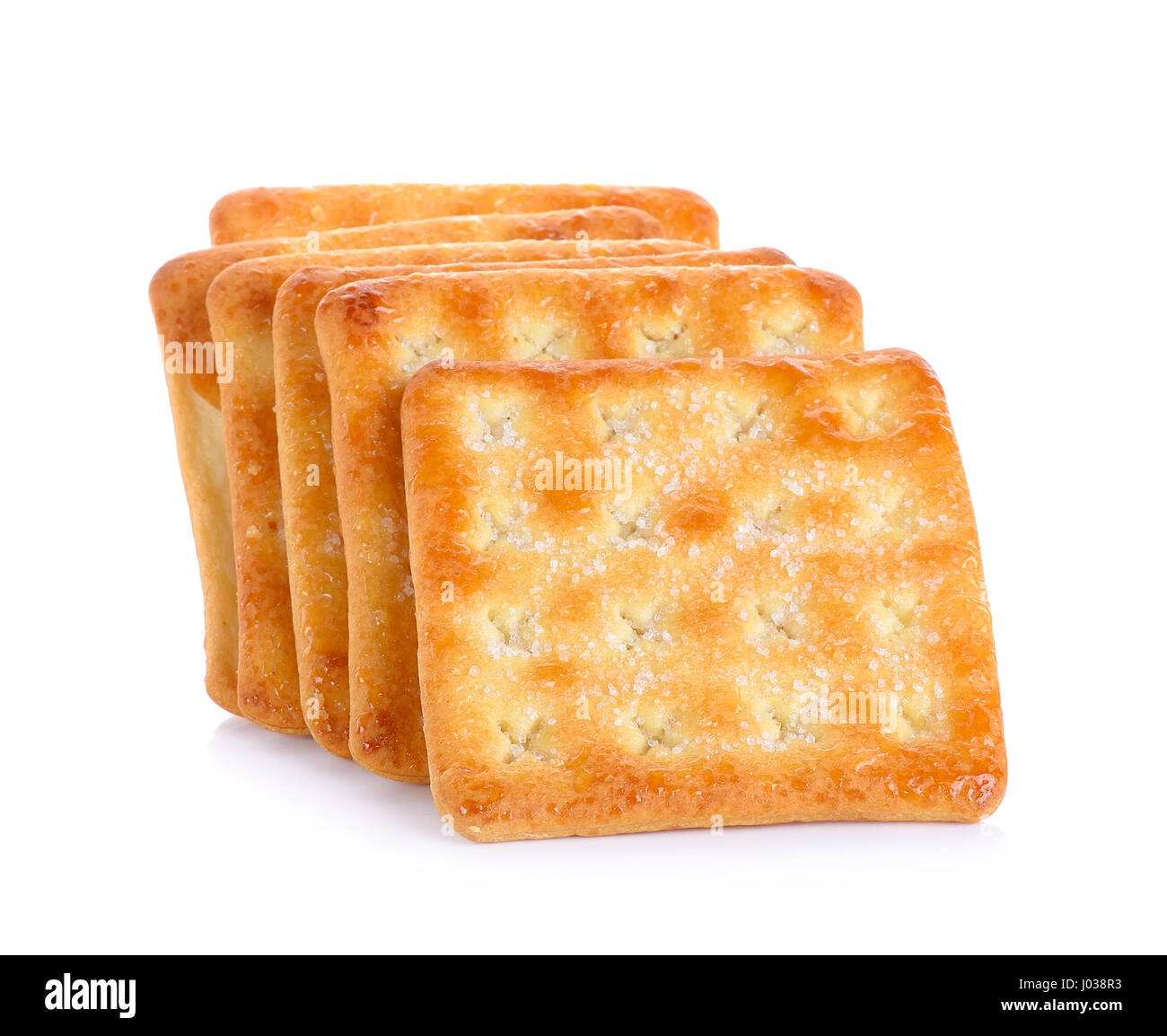 Crackers snack on dish Cut Out Stock Images & Pictures - Alamy