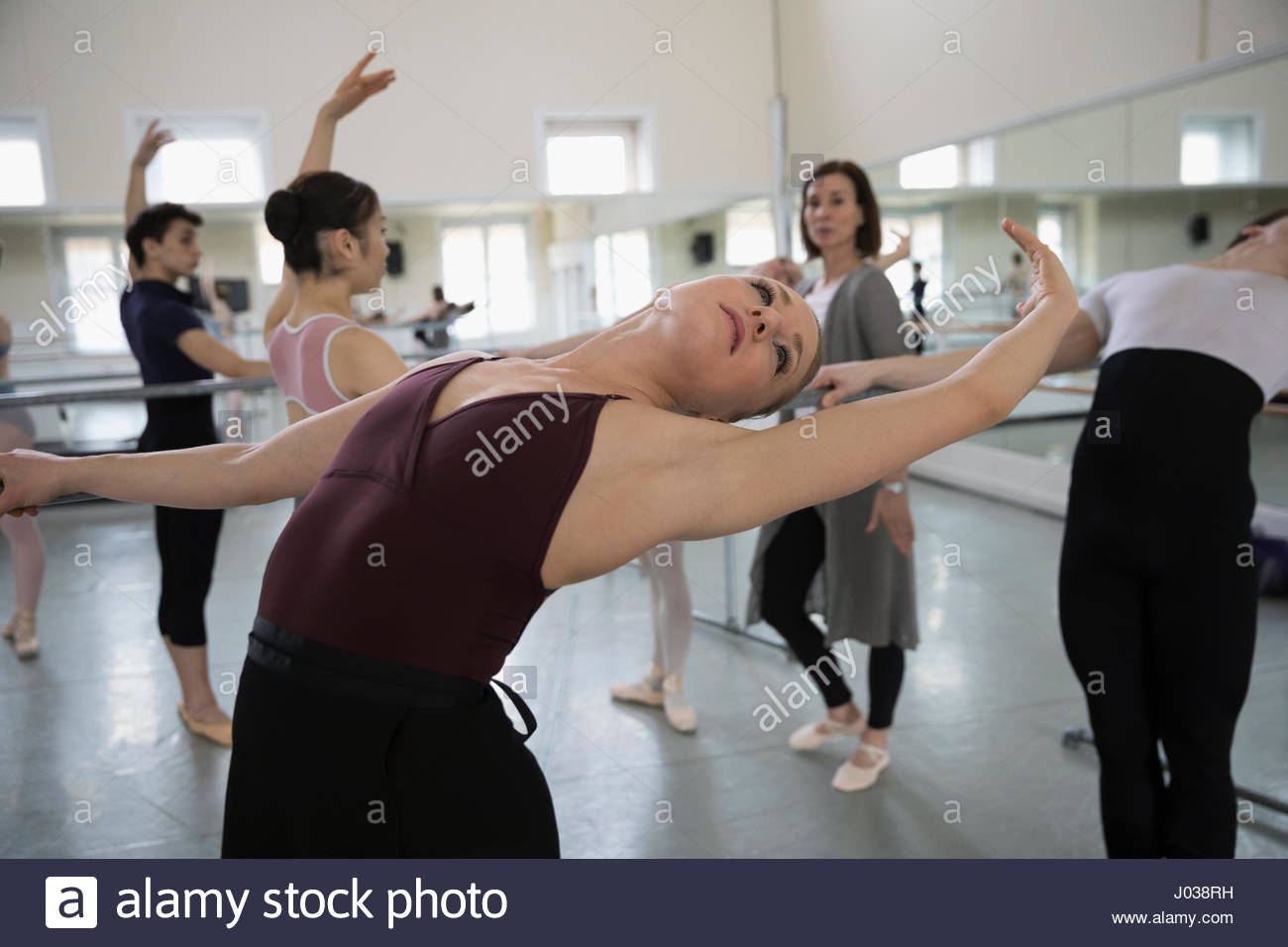 Dancer holding her waist hi-res stock photography and images - Alamy
