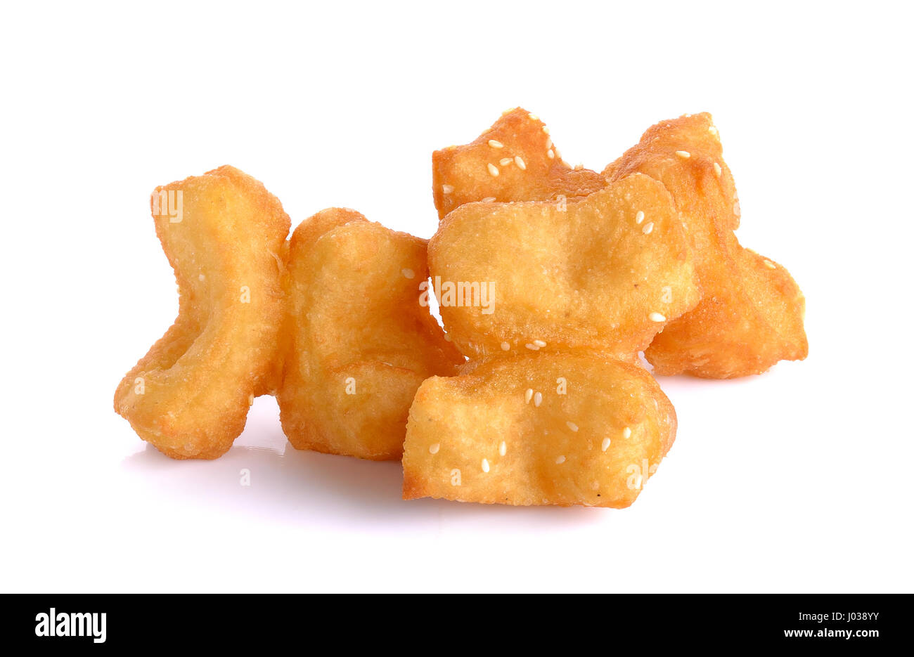 fried bread stick isolated on the white background Stock Photo - Alamy