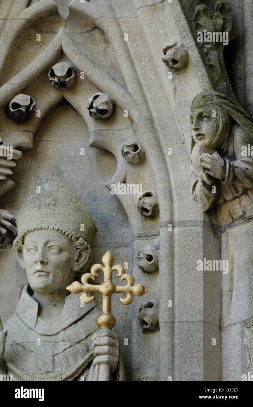 Anglo saxon carvings st mary's hi-res stock photography and images - Alamy