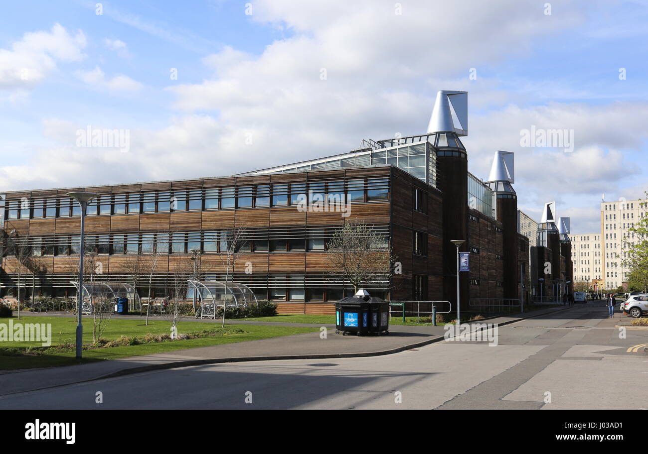 Exterior of Dearing Building Jubilee Campus University of Nottingham UK ...
