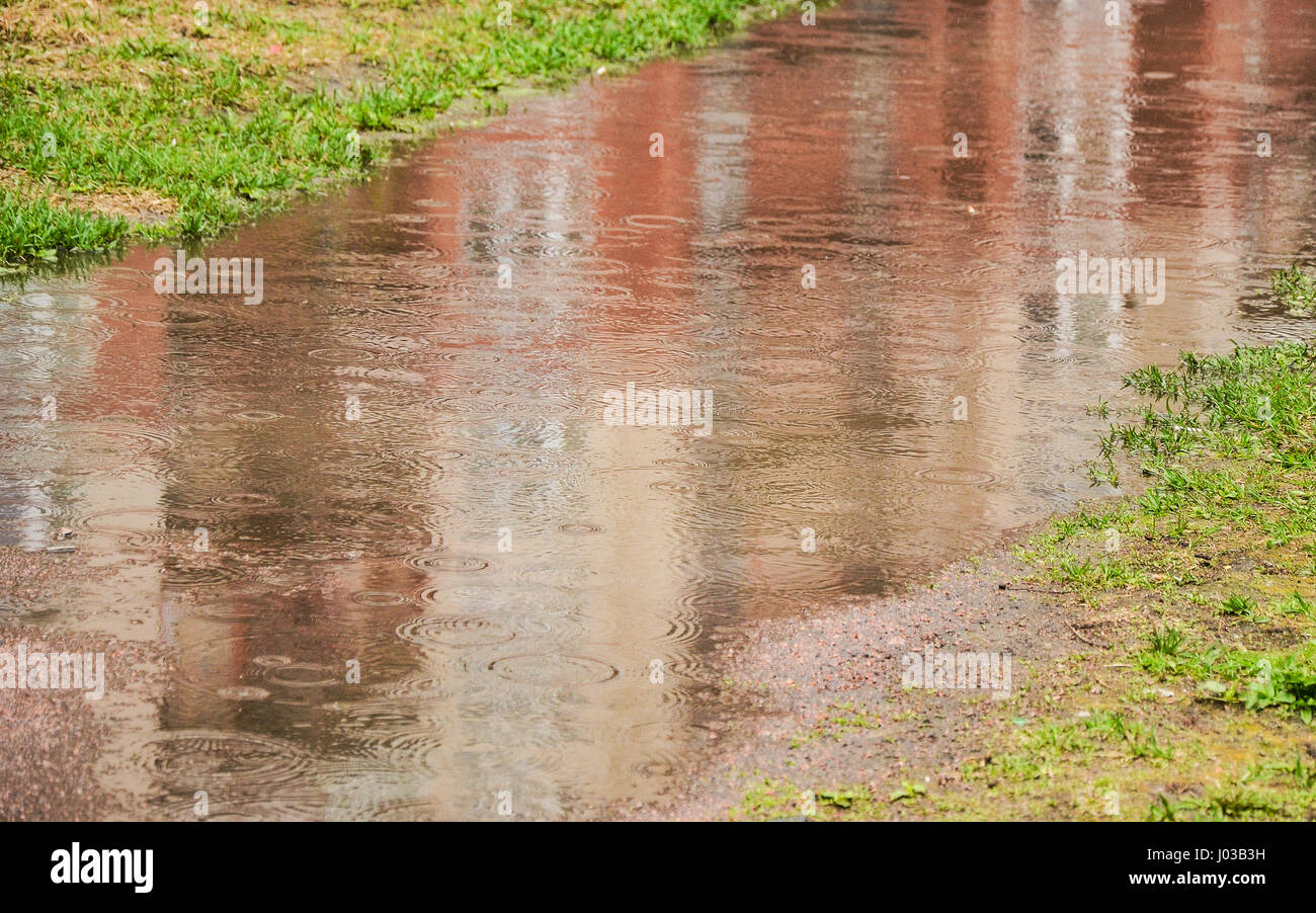 The texture of the rain Stock Photo - Alamy