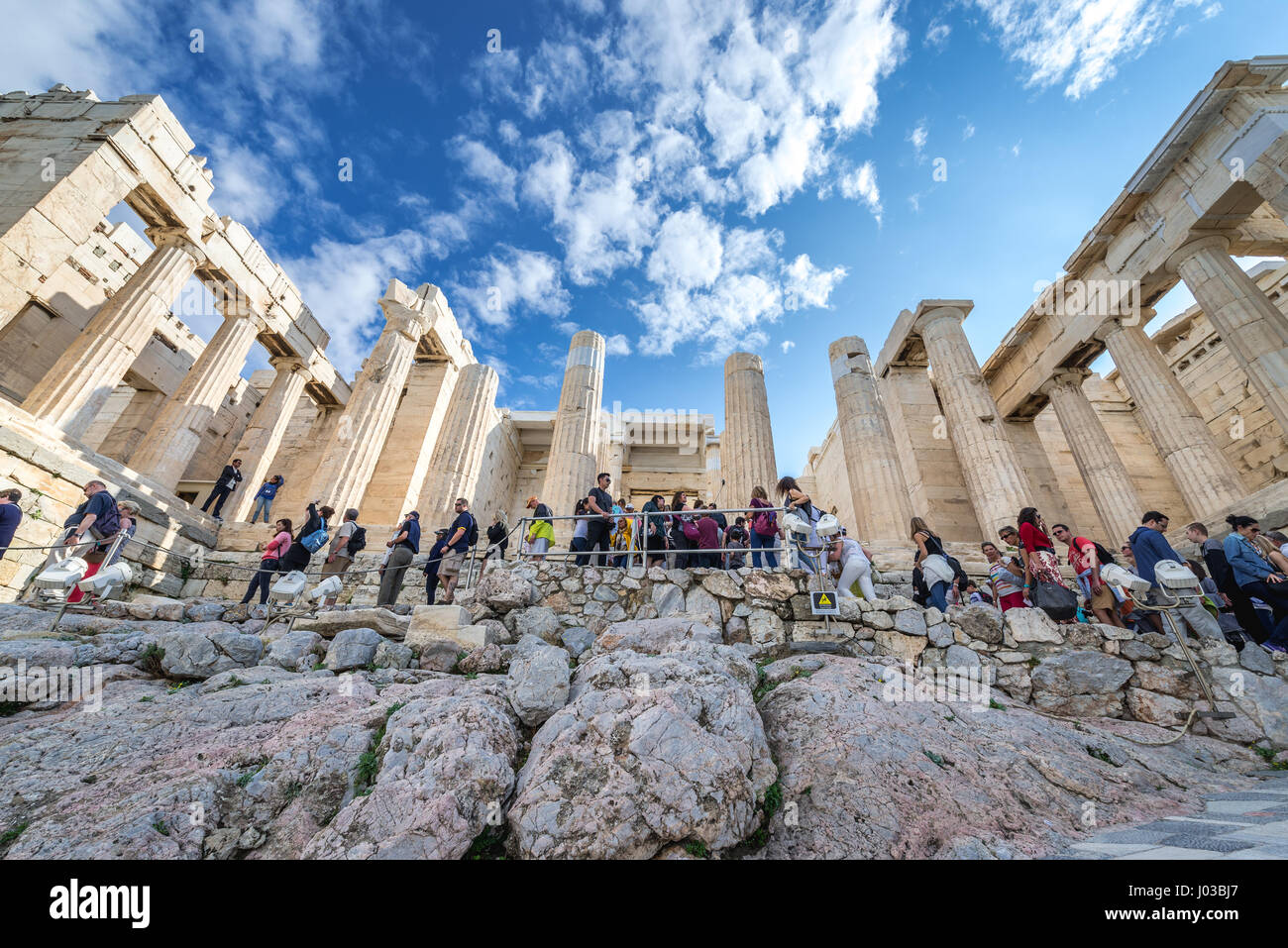 Propylaea stairs hi-res stock photography and images - Alamy