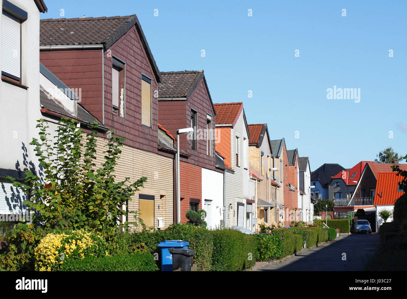 Residential row houses germany europe hi-res stock photography and ...