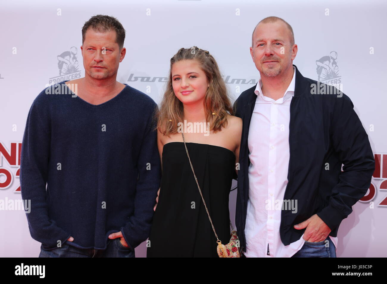 Berlin, Germany. 09th Apr, 2017. Actress Emma Schweiger, Actor Til ...