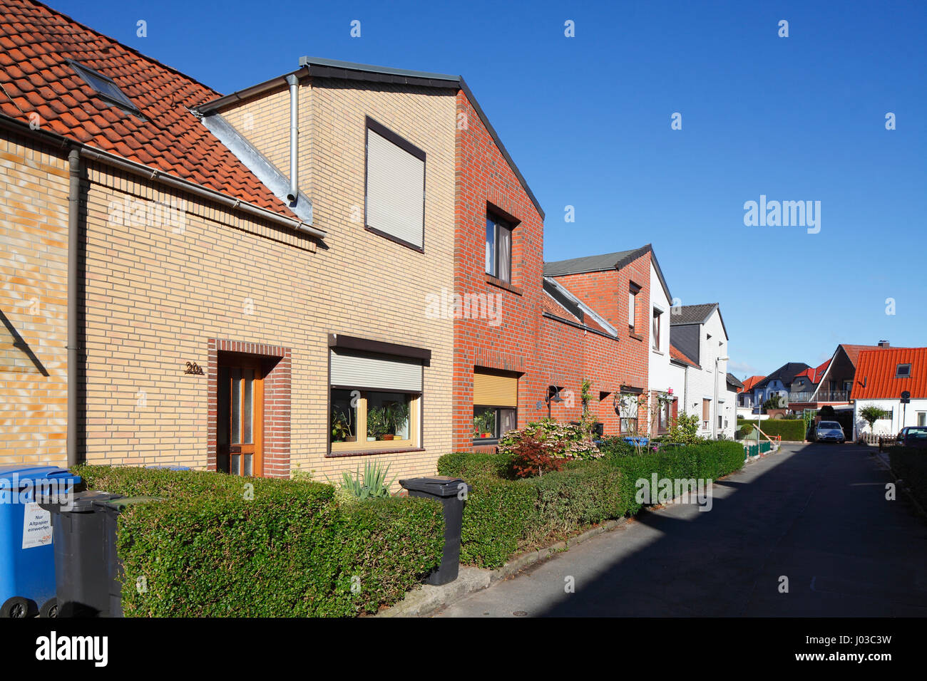 Residential Row Houses Germany Europe High Resolution Stock Photography ...