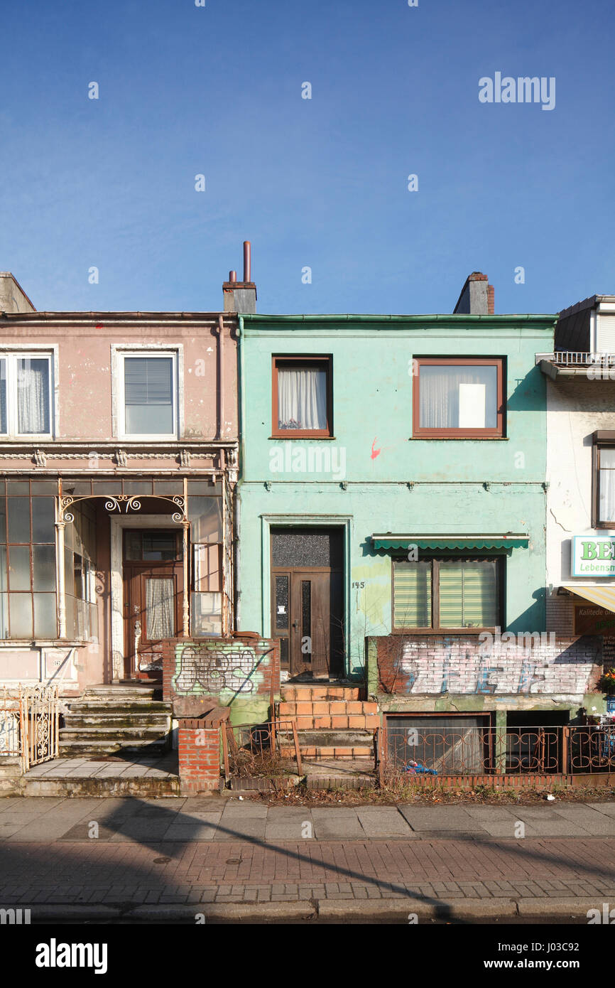 Old Residential row Houses, Germany, Europe Stock Photo - Alamy