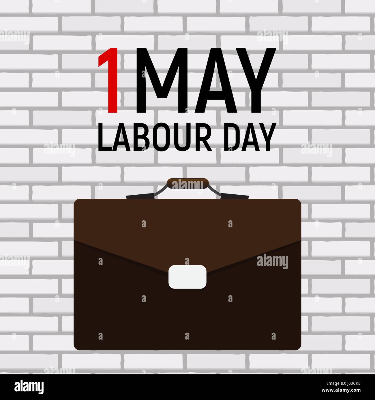 1 May Labour Day Poster or Banner. Vector Illustration Stock Vector ...