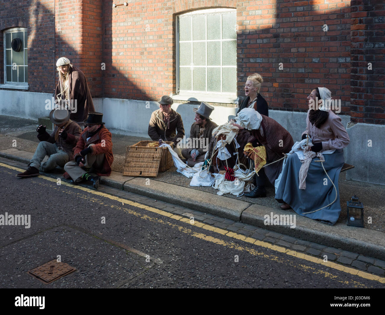 Victorian characters at the Portsmouth Victorian Festival of Christmas ...