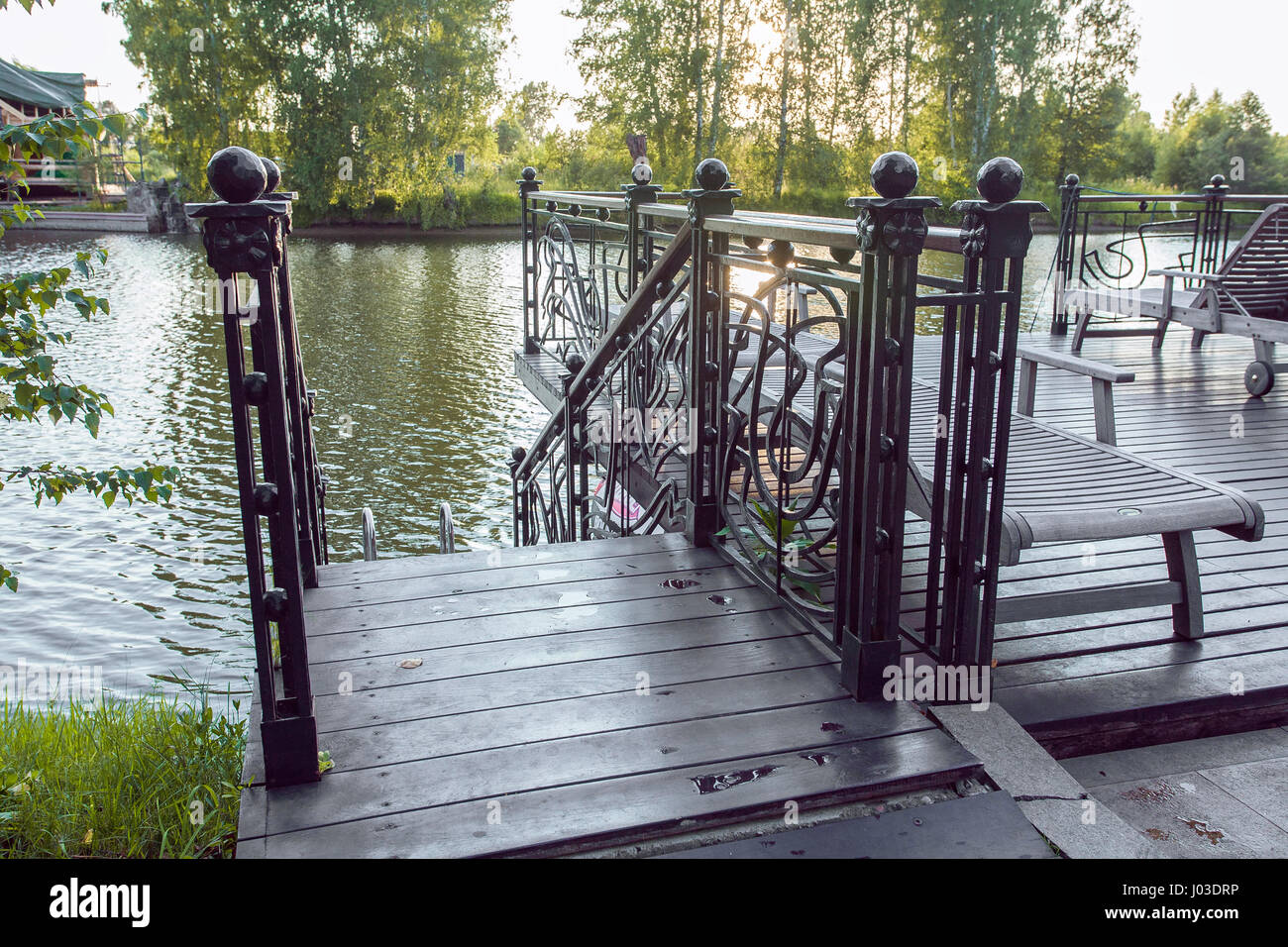 details of metal forged fence Stock Photo - Alamy