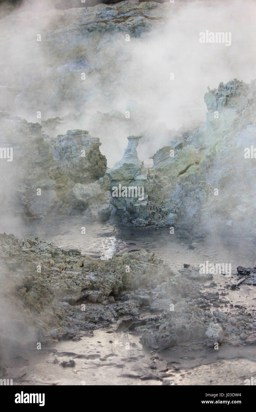 Delve deep into the hellish world of Hell's Gate Sulphur Springs in ...