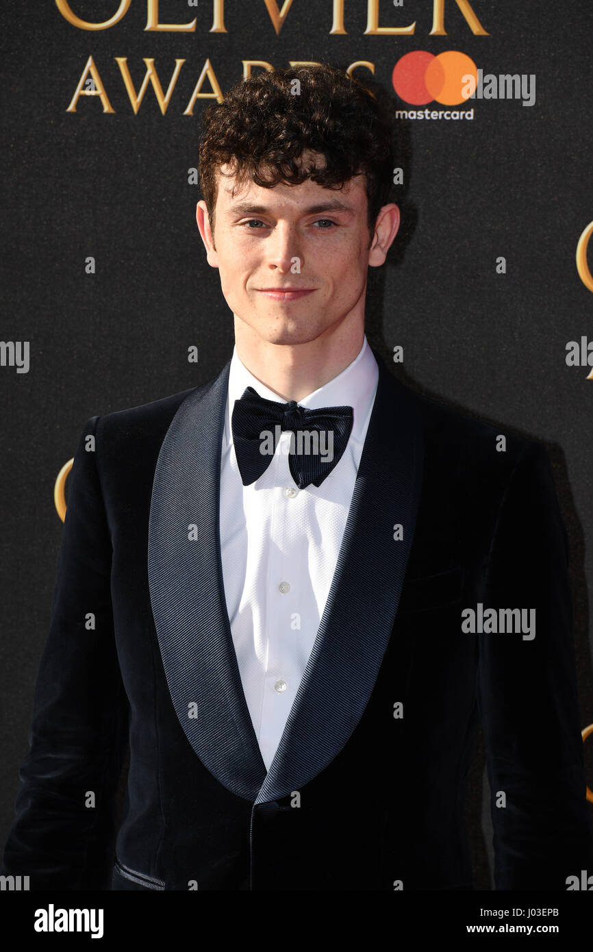 Charlie Stemp attending the Olivier Awards 2017, held at the Royal ...