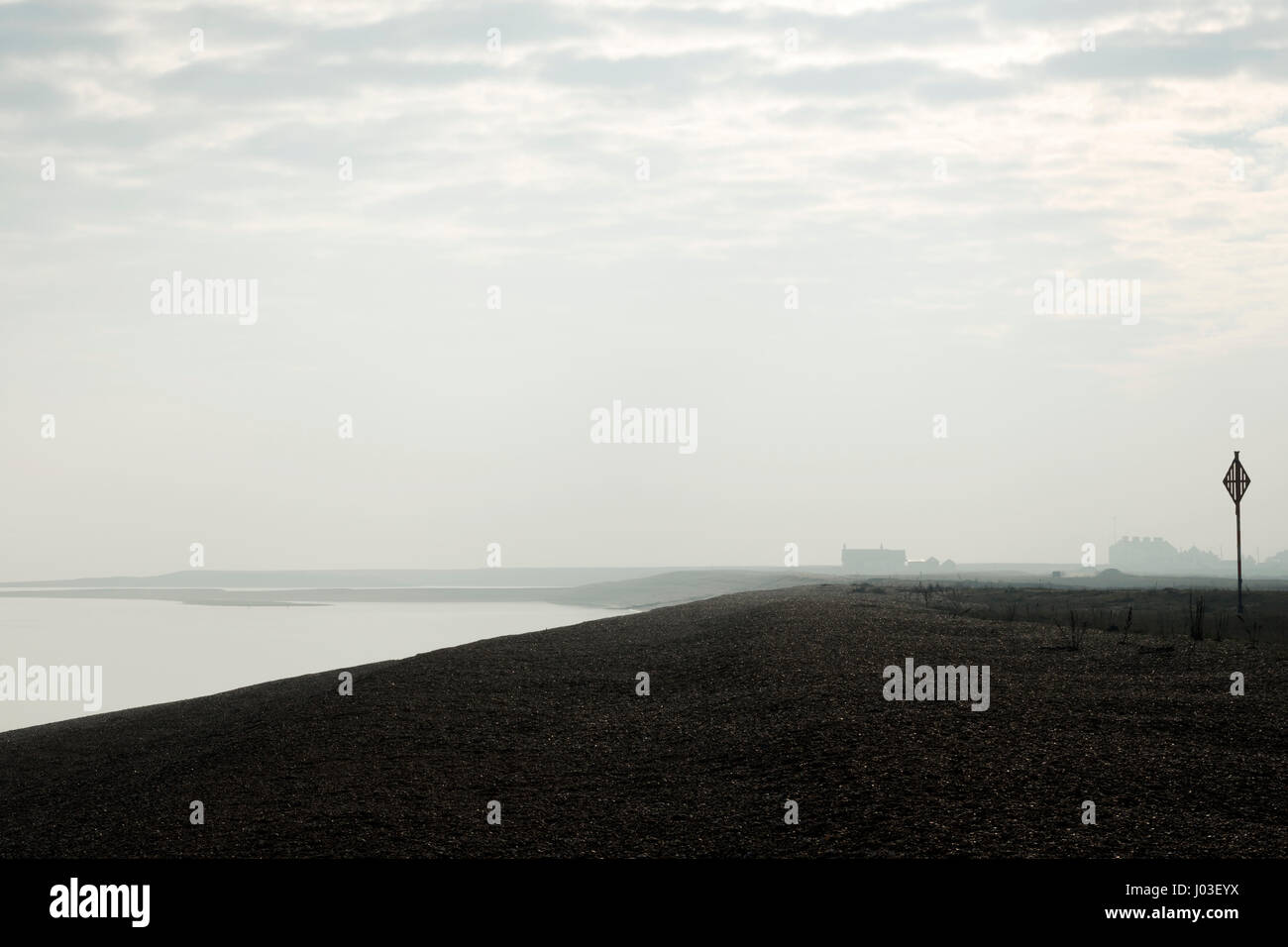 Sea mist, Shingle Street, Suffolk, UK Stock Photo - Alamy